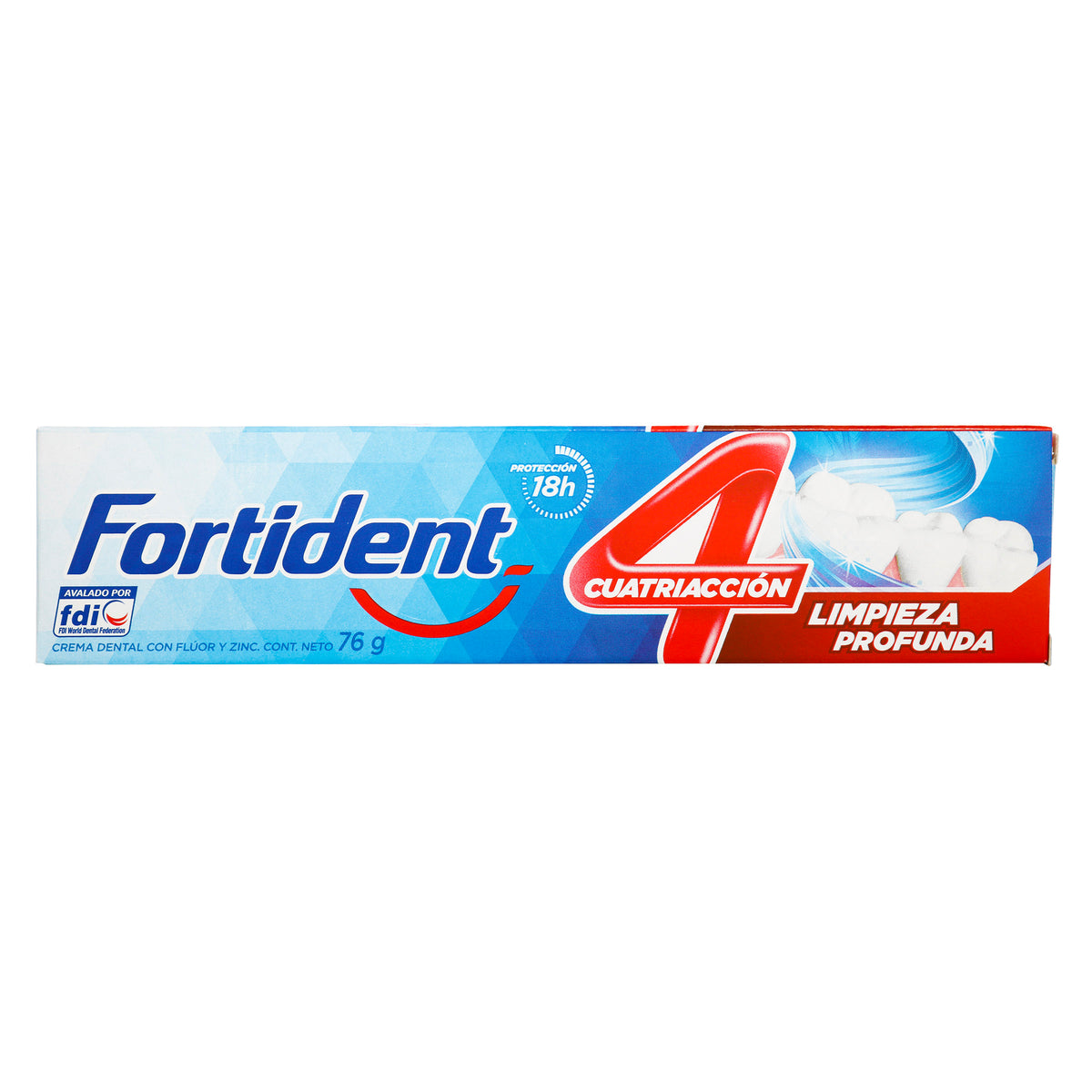 Crema Dental Fortident Limpieza Profunda x 76 g – Droguerías Pasteur