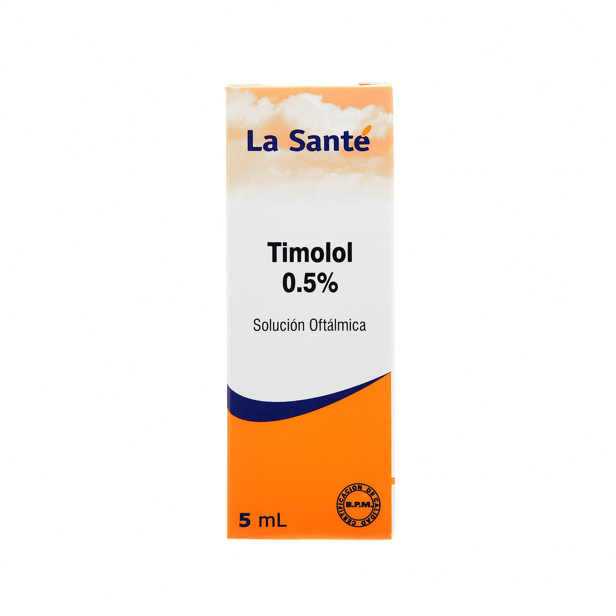 Timolol Maleato 0.5% Gotas Oftálmicas 5 ML La Sante – Droguerías Pasteur