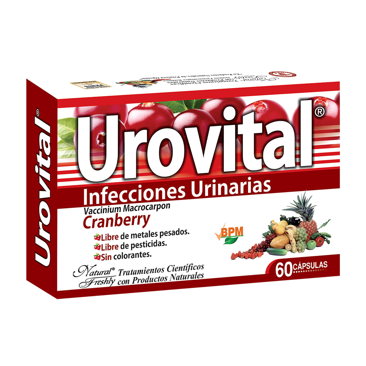 Urovital Cramberry Blister x 60 Capsulas – Droguerías Pasteur