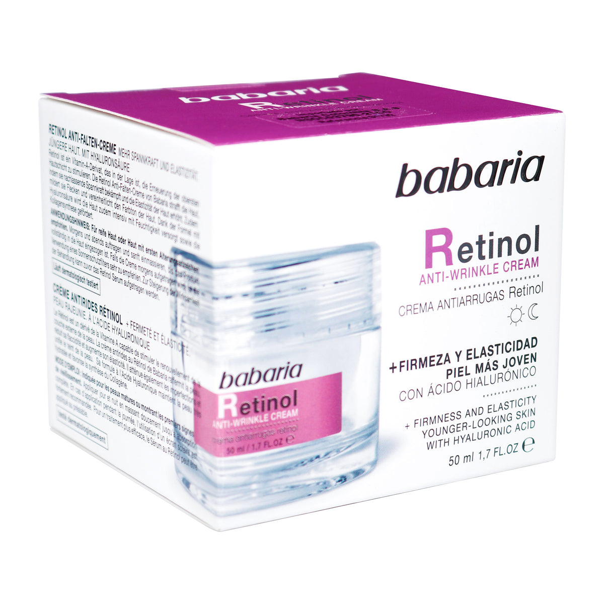 Crema Antiarrugas Retinol Babaria x 50 mL – Droguerías Pasteur