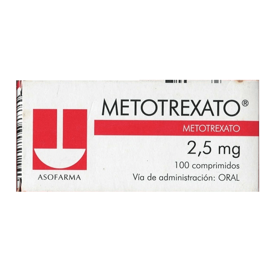 Metotrexato 2.5 Mg 100 Tabletas – Droguerías Pasteur