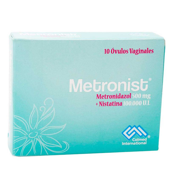 Metronist 500 mg 100000UI 10 óvulos – Droguerías Pasteur